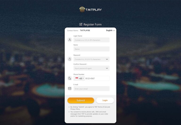 How to Register an Account on TMTPlay